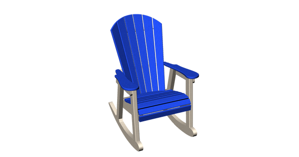 Fan Back Narrow Rocker – OutdoorWonders