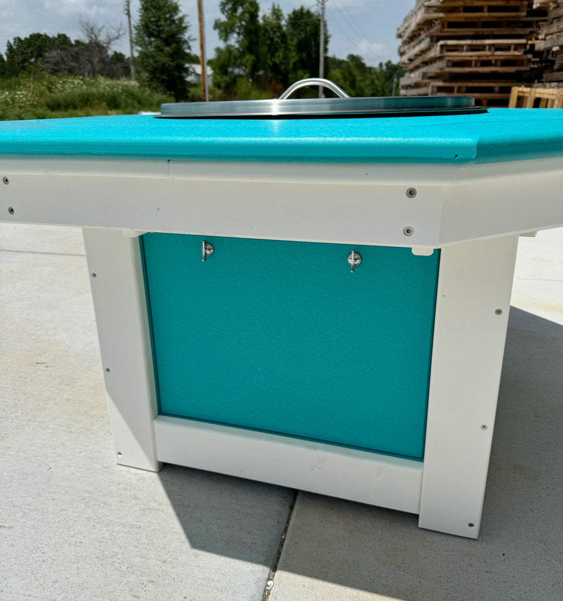 Octagon Fire Pit Table – OutdoorWonders